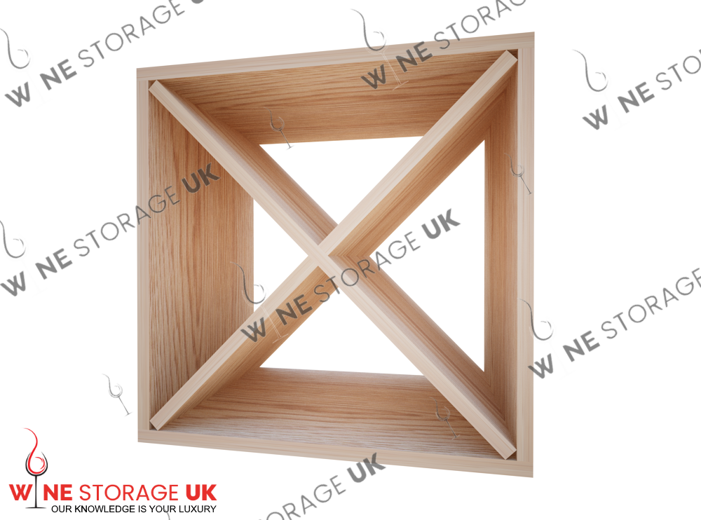 Wine Bins -Sommelier™ Cross Cube - FULL DEPTH including neck with ...